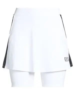 EA7 Mini Skirt In Polyester And Elastane - White