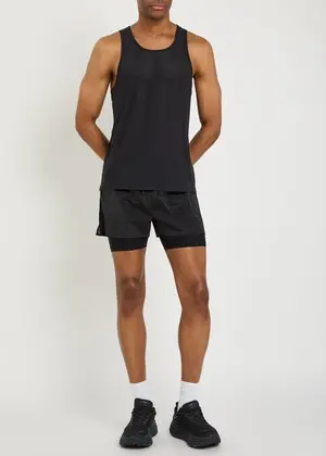LITERARY SPORT Jude Perforated Run Tank