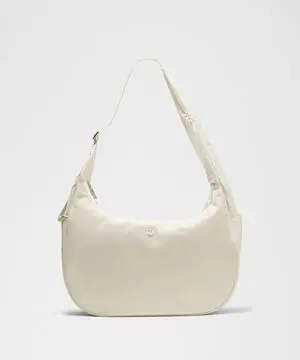 Lululemon City Essentials Oversized Shoulder Bag - Light Ivory/gold