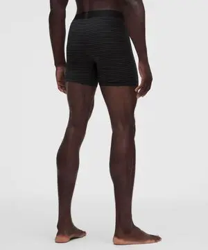 Lululemon Always In Motion Boxer Brief 5 - Black/graphite Grey