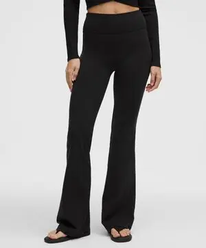 Lululemon Groove No Line High-rise Flared Pant - Black