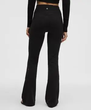 Lululemon Groove No Line High-rise Flared Pant - Black