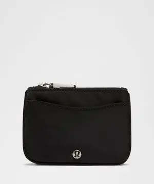 Lululemon Clippable Card Holder Black/silver