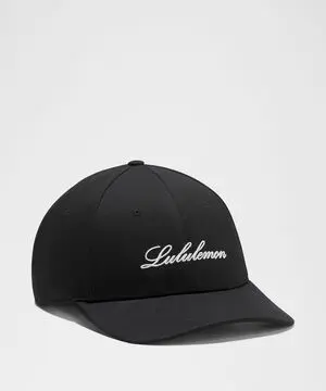 Lululemon Structured Ball Cap - Black/light Ivory