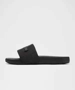 Lululemon Restfeel Woven Slide - Black/black/black