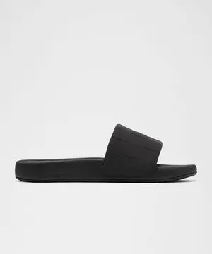 Lululemon Restfeel Woven Slide - Black/black/black