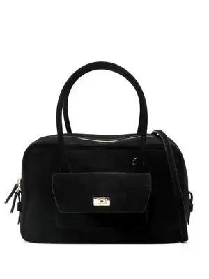 Sandro Tote Bag With Top Handle And Shoulder Strap