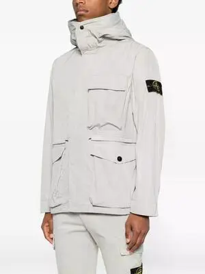 Stone Island Hooded Chest-pocket Jacket