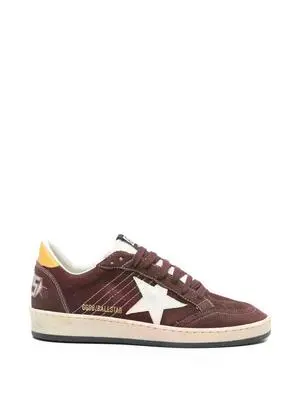 GOLDEN GOOSE Ball Star Lace-up Sneakers - Brown