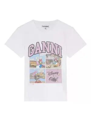 GANNI X Disney Print T-shirt - White