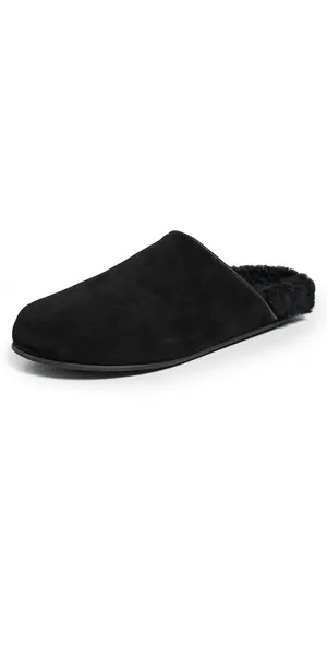 Jenni Kayne Shearling Ashby Clogs - Black