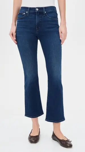 Madewell Stretch Flare Crop Jeans