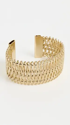 BY ADINA EDEN Mesh Cuff Bangle Bracelet