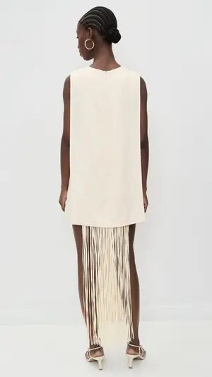 Alexis Mackenzie Sleeveless Fringe Mini Dress