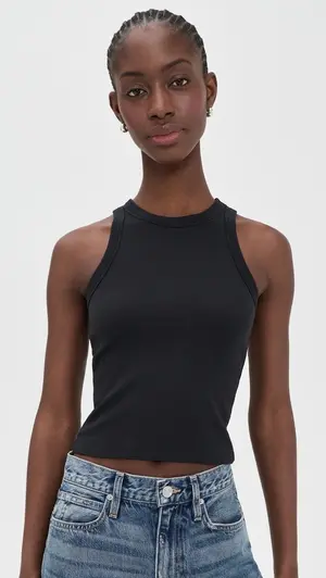Marine Layer Lexi Rib Sun In Crop Tank