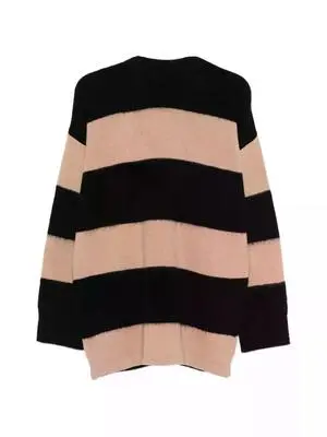 N°21 Striped Open Front Cardigan