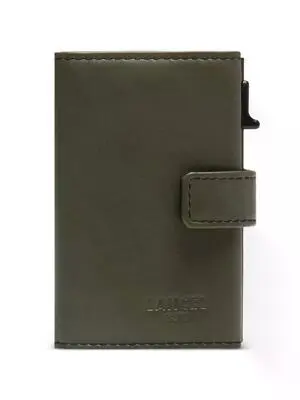 LANCEL Leon Leather Cardholder - Green