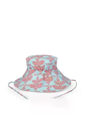 LANCEL Patterned Hat - Blue
