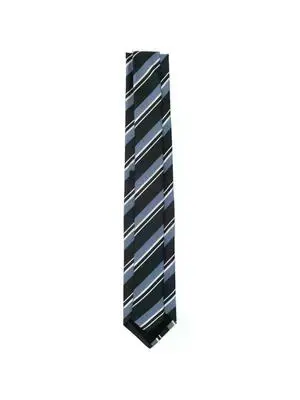 BOSS Striped Neck Tie - Black