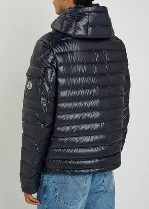 Moncler Lauros Padded Shell Jacket - Navy