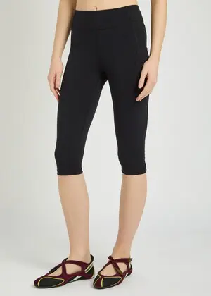 Literary Sport Lena Stretch-jersey Capri Leggings