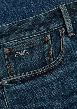 Emporio Armani J06 Slim-leg Jeans - Blue