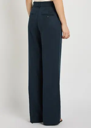 REFORMATION Gisele Straight-leg Trousers - Navy