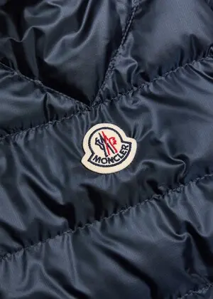 Moncler Rigel Biker Quilted Nylon Jacket - Navy