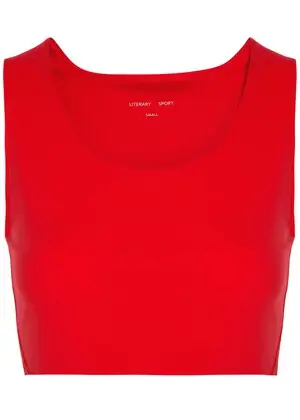LITERARY SPORT Maud Stretch-jersey Bra Top