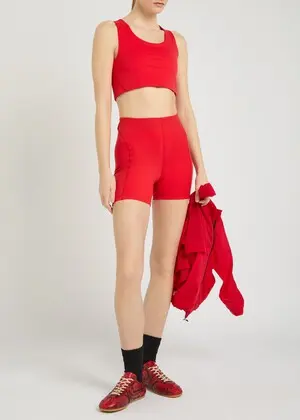 LITERARY SPORT Maud Stretch-jersey Bra Top