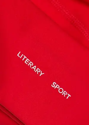 LITERARY SPORT Maud Stretch-jersey Bra Top