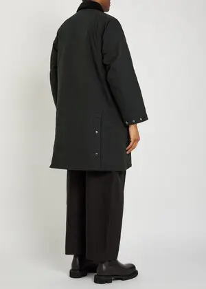 Barbour Exmoor Padded Cotton-blend Jacket - Black