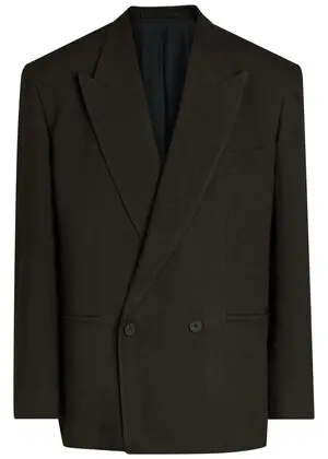 Studio Nicholson Double-breasted Woven Blazer