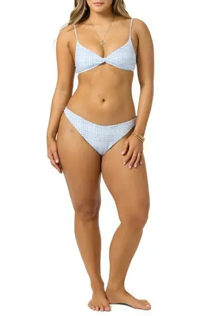 O'Neill Catamaran Plaid Malibu Bikini Top