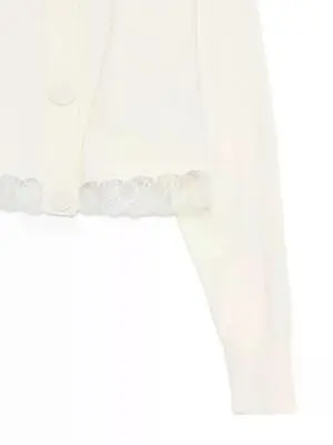 N°21 Lace Trim Cardigan