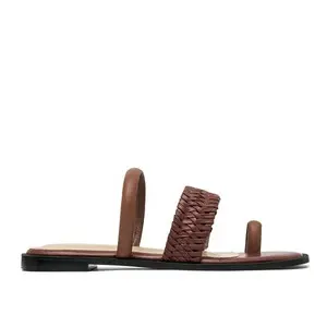 ALTA Allegra Leather Sandals - Cognac