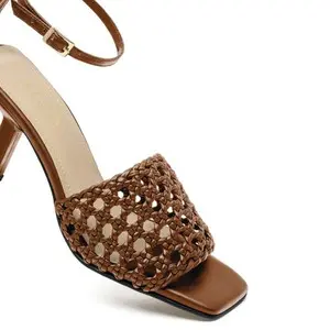 ALTA Francca Woven Sandals - Brown