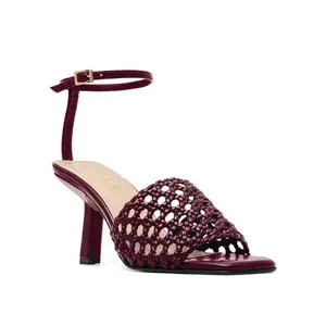 ALTA Francca Woven Sandals - Wine
