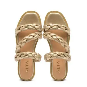 ALTA Litta Braided Sandals - Gold