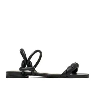 ALTA Stella Leather Sandals - Black