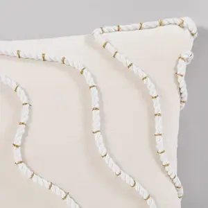 LUSH DECOR Yara Cotton Pillow Cover