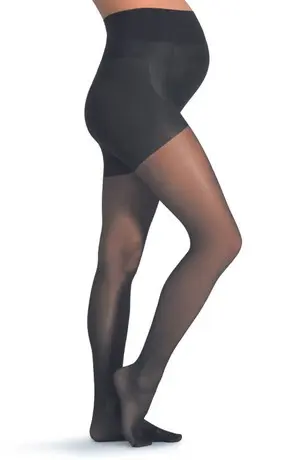 CACHE COEUR Activ'light Maternity Tights - Black