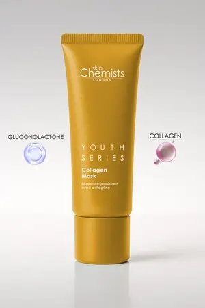 SKIN CHEMISTS Youth Series 1% Collagen Mask 50ml For Loss Of Firmness - White