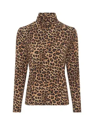 Gerard Darel Hélène Long Sleeve Printed Top