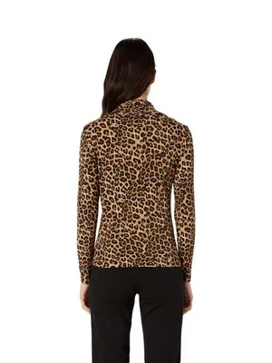 Gerard Darel Hélène Long Sleeve Printed Top