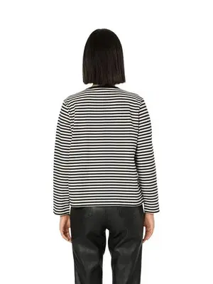 Gerard Darel Hulia Striped Long Sleeve Top