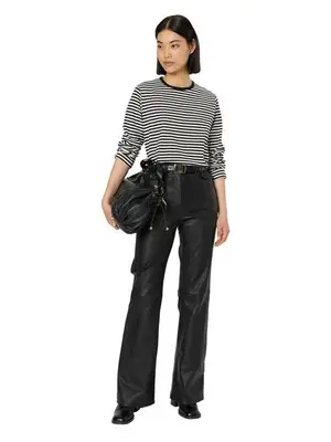 Gerard Darel Hulia Striped Long Sleeve Top