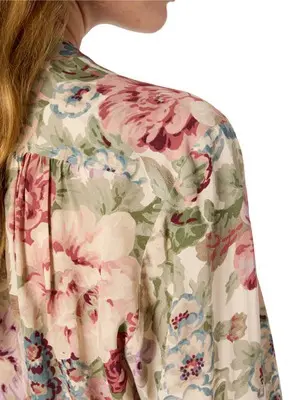 Gerard Darel Armande Floral Print Blouse