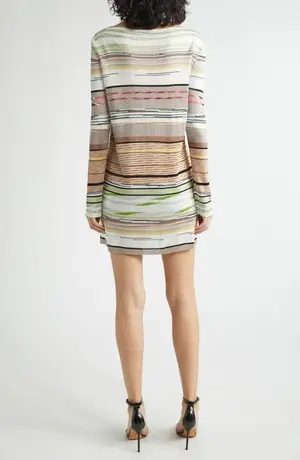 Missoni Flame Space Dye Stripe Minidress