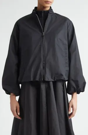 Moncler Gruissan Padded Bomber Jacket - Black